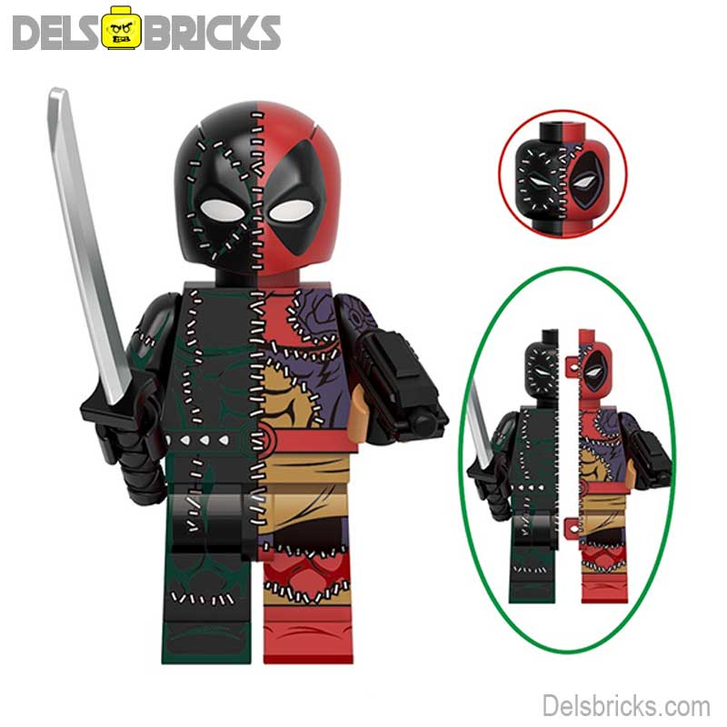 Evil Deadpool (Marvel) - Custom Building Blocks Mini Figures Compatibl ...