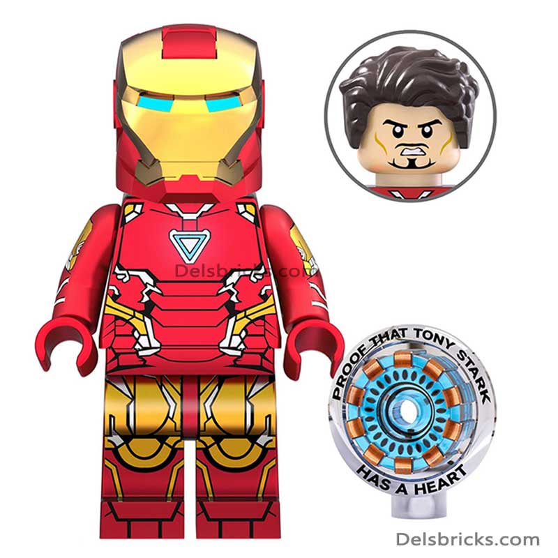 Iron Man Tony Stark (Marvel Avengers) - Custom Building Blocks Mini Fi ...