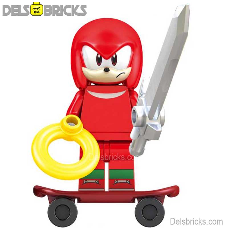 Knuckles (Sonic the Hedgehog) - Custom Building Blocks Mini Figures Co ...