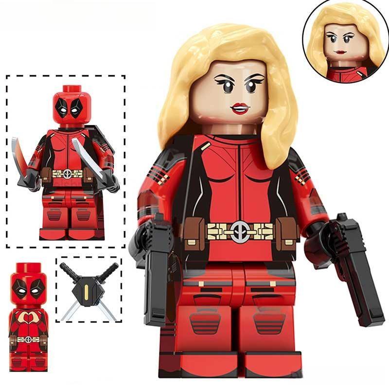 Lady Deadpool (Marvel Deadpool & Wolverine) - Custom Building Blocks M ...