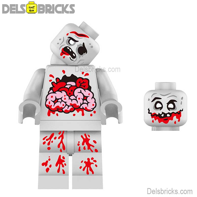 Zombie (Horror) - Custom Building Blocks Mini Figures Compatible with ...