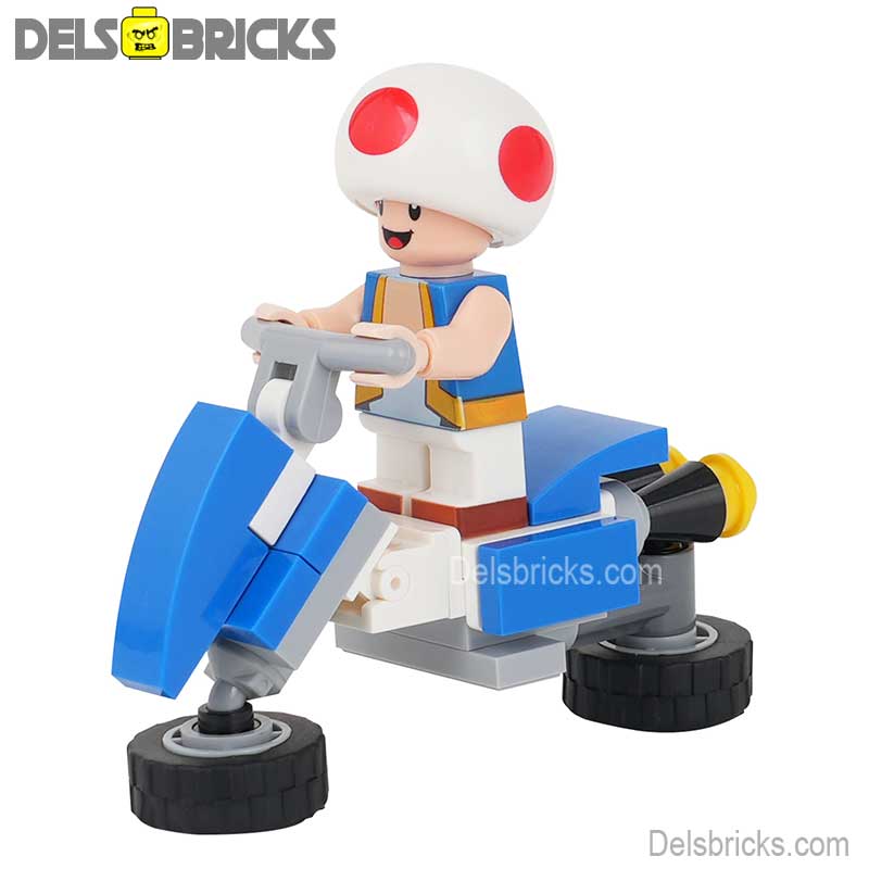 Toad Kart (The Super Mario Bros.) - Custom Building Blocks Mini Figure ...