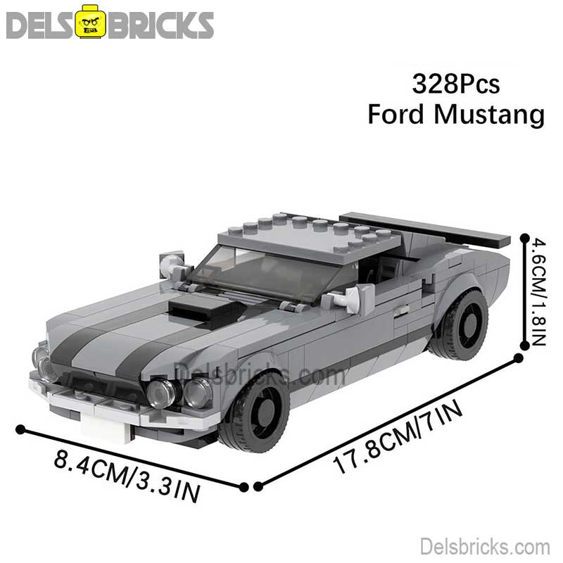 John Wick's Classic Mustang (John Wick Movie) - Custom Building Blocks ...