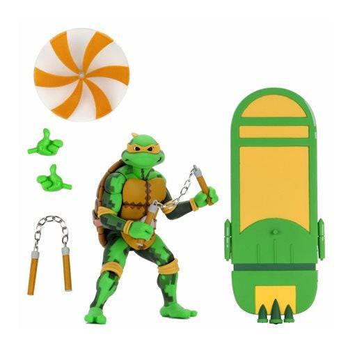 NECA Teenage Mutant Ninja Turtles Turtles in Time Series 2 Michelangel ...
