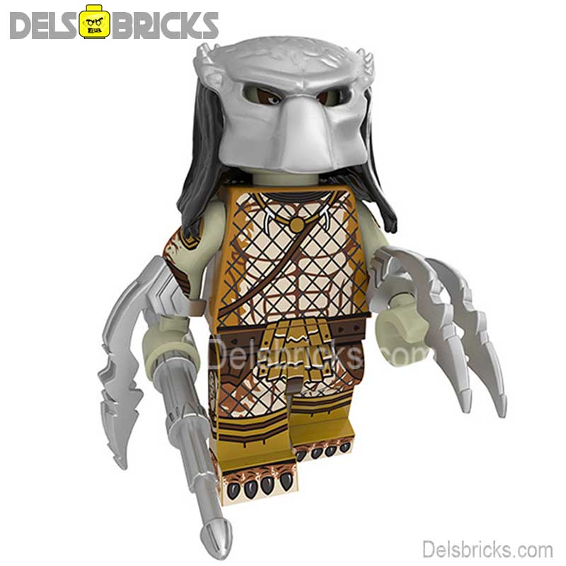 The Predator Brown Yautja (Predator) - Custom Building Blocks Mini Fig ...