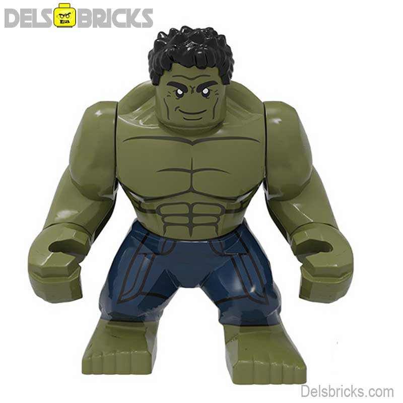 The Hulk (Marvel Avengers) - Custom Building Blocks Mini Figures Compa ...