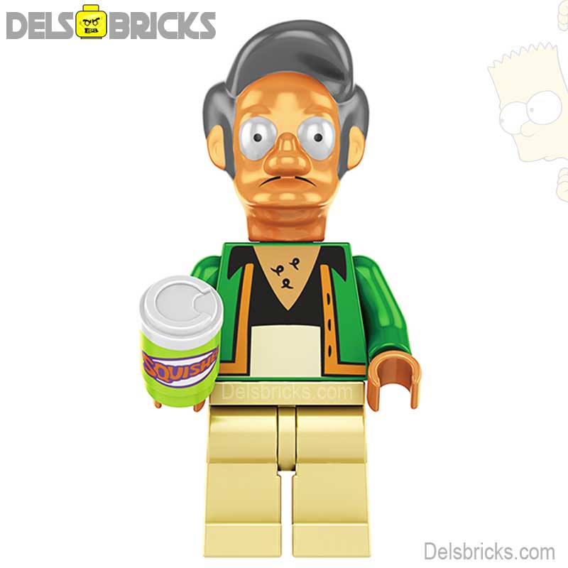 Apu (The Simpsons) - Custom Building Blocks Mini Figures Compatible wi ...