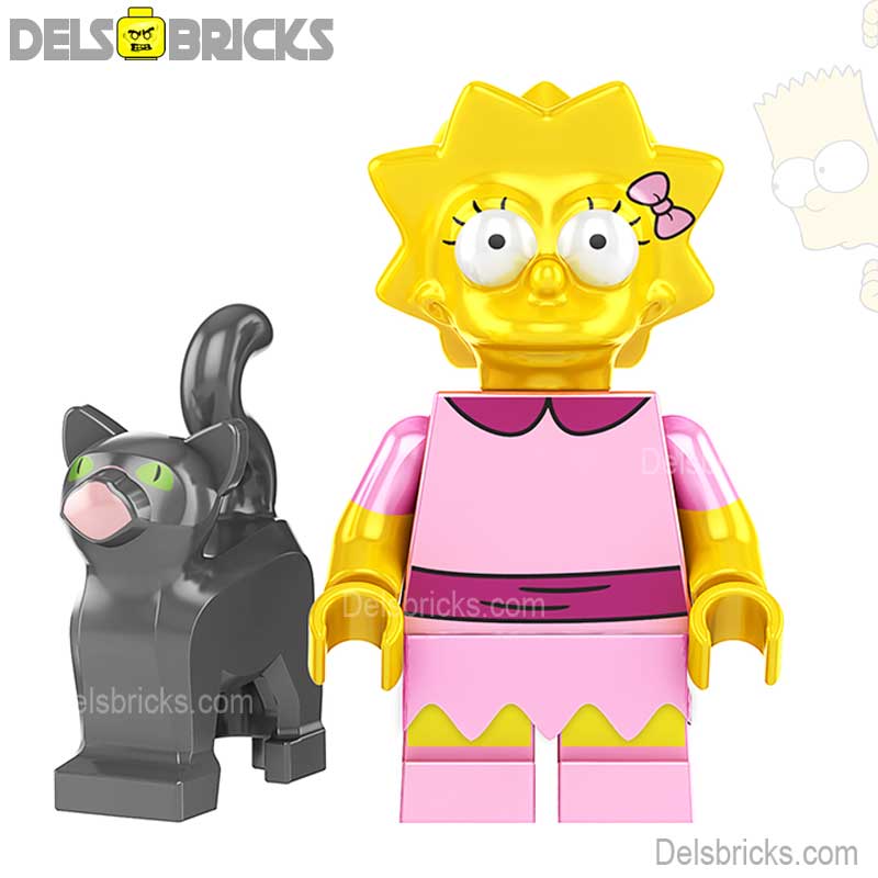 Lisa Simpson (The Simpsons) - Custom Building Blocks Mini Figures Comp ...
