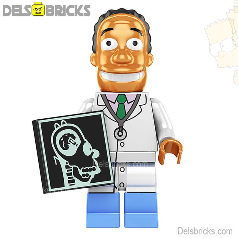 Dr Hibbert (The Simpsons) - Custom Building Blocks Mini Figures Compat ...
