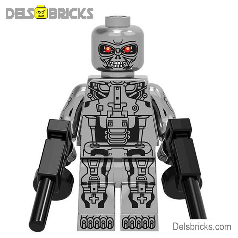 T-800 Chrome Endoskeleton (The Terminator) - Custom Building Blocks Mi ...