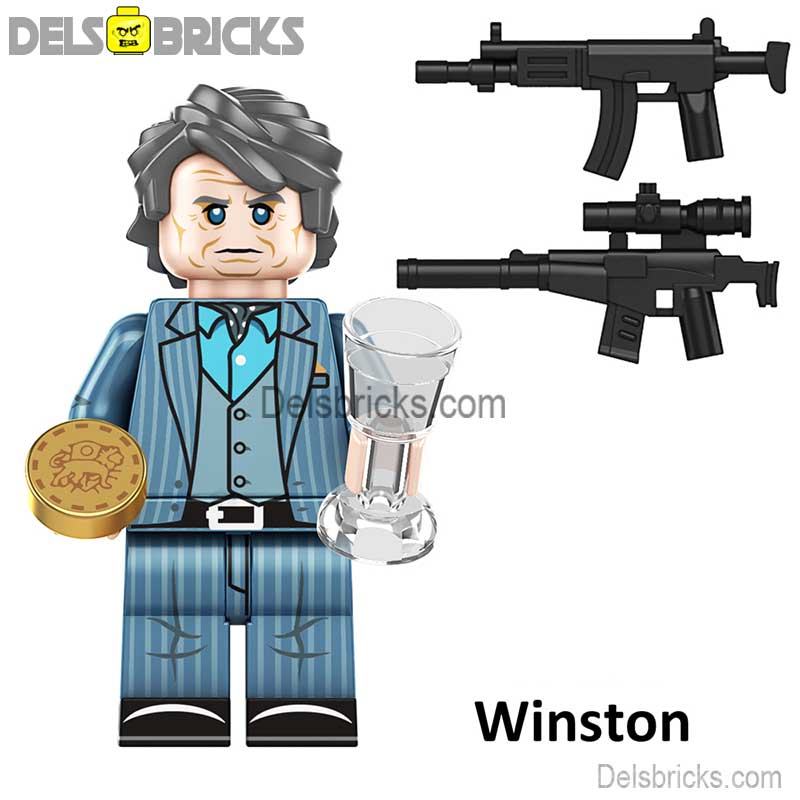 Winston (John Wick Movie) - Custom Building Blocks Mini Figures Compat ...