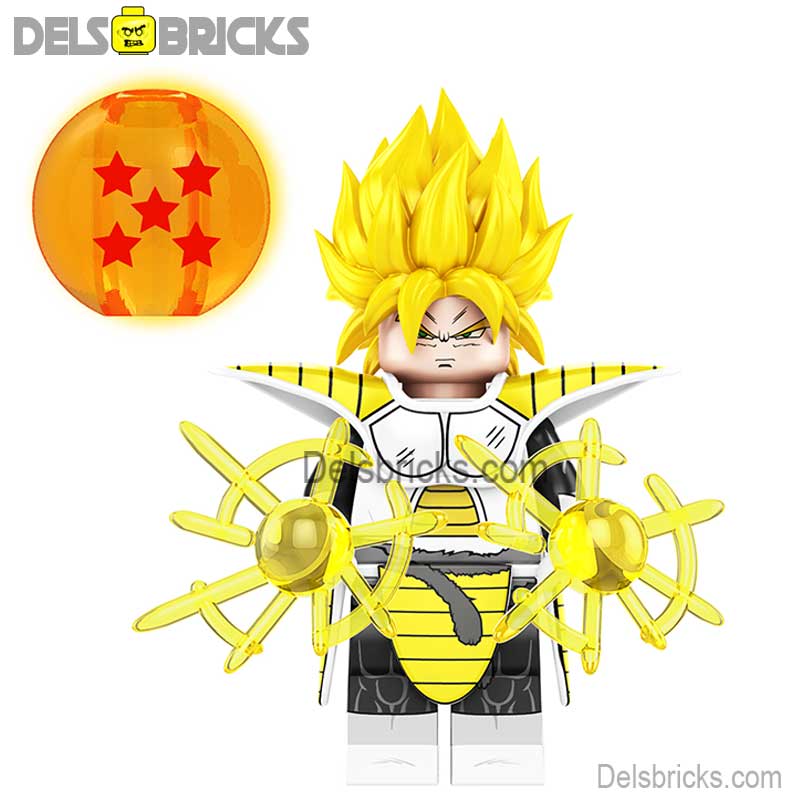 Son Goku Yellow (Dragon Ball Z) - Custom Building Blocks Mini Figures ...