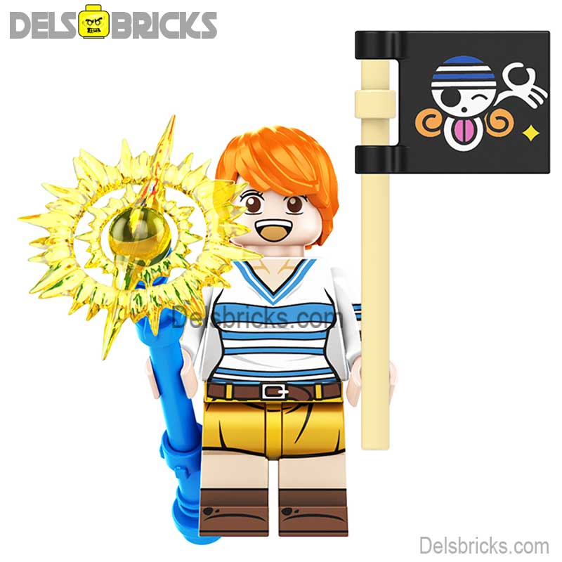 Nami (One Piece) - Custom Building Blocks Mini Figures Compatible with ...
