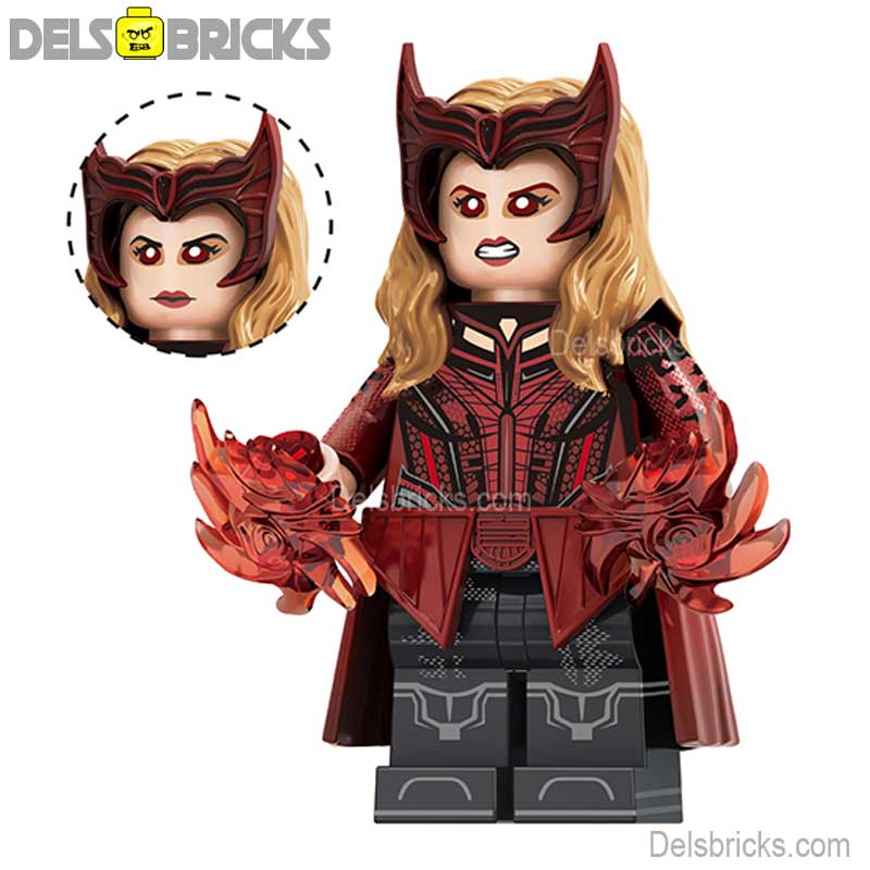 Scarlet Witch Wanda Maximoff (Marvel Avengers) - Custom Building Block ...