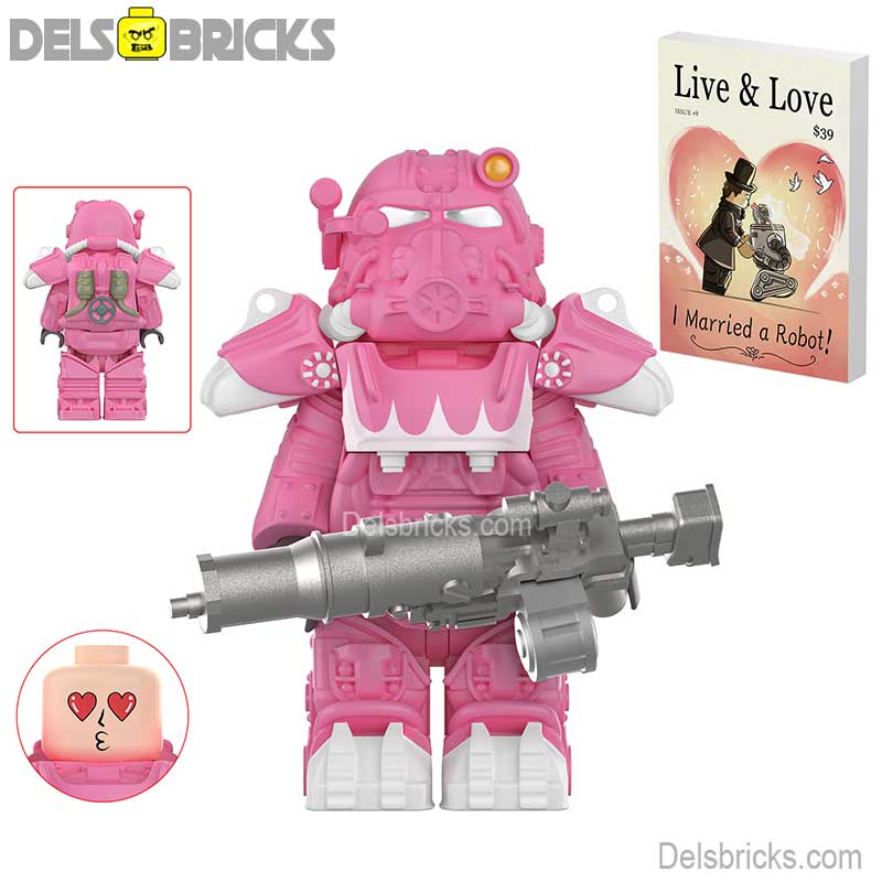 T60 Power Armor Set 1-8 (Fallout) - Custom Building Blocks Mini Figure ...