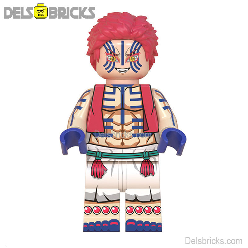 Akaza (Demon Slayer) - Custom Building Blocks Mini Figures Compatible ...