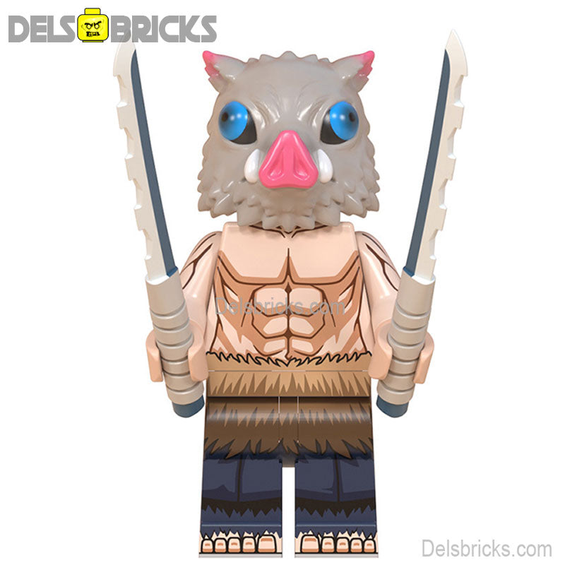 Hashibira Inosuke (Demon Slayer) - Custom Building Blocks Mini Figures ...
