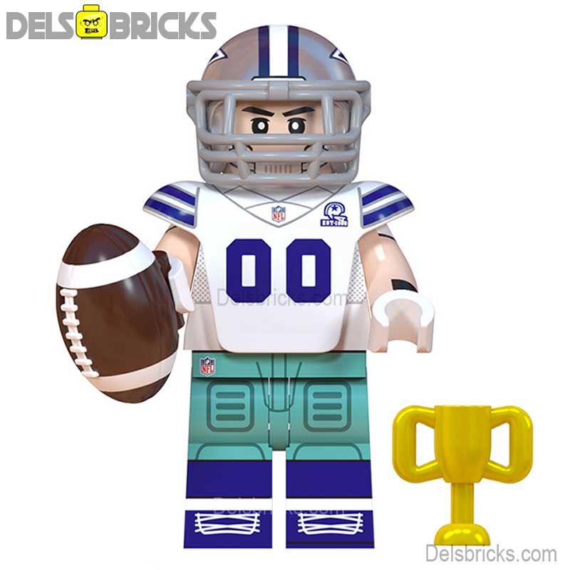 Dallas Cowboys (NFL Football) - Custom Building Blocks Mini Figures Co ...