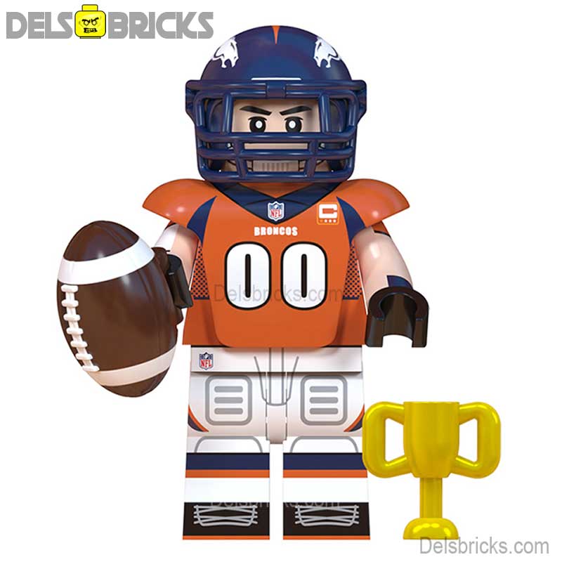 Denver Broncos (NFL Football) - Custom Building Blocks Mini Figures Co ...