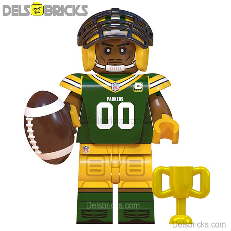 Green Bay Packers (NFL Football) - Custom Building Blocks Mini Figures ...