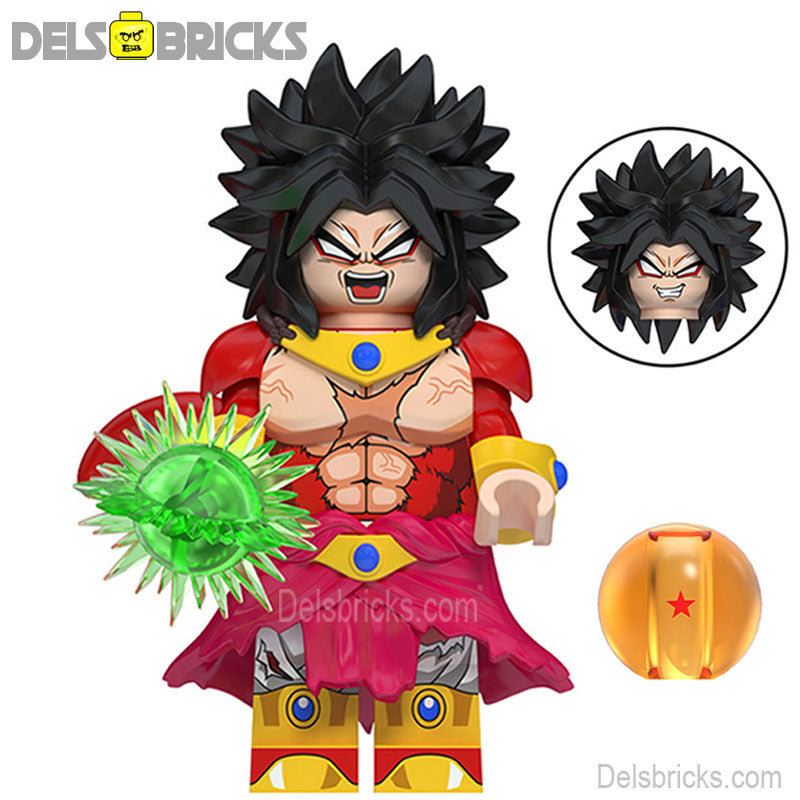 Broly (Dragon Ball Z) - Custom Building Blocks Mini Figures Compatible ...