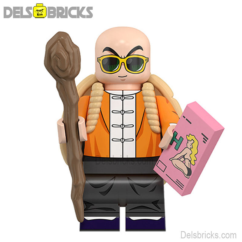 Master Roshi (Dragon Ball Z) - Custom Building Blocks Mini Figures Com ...