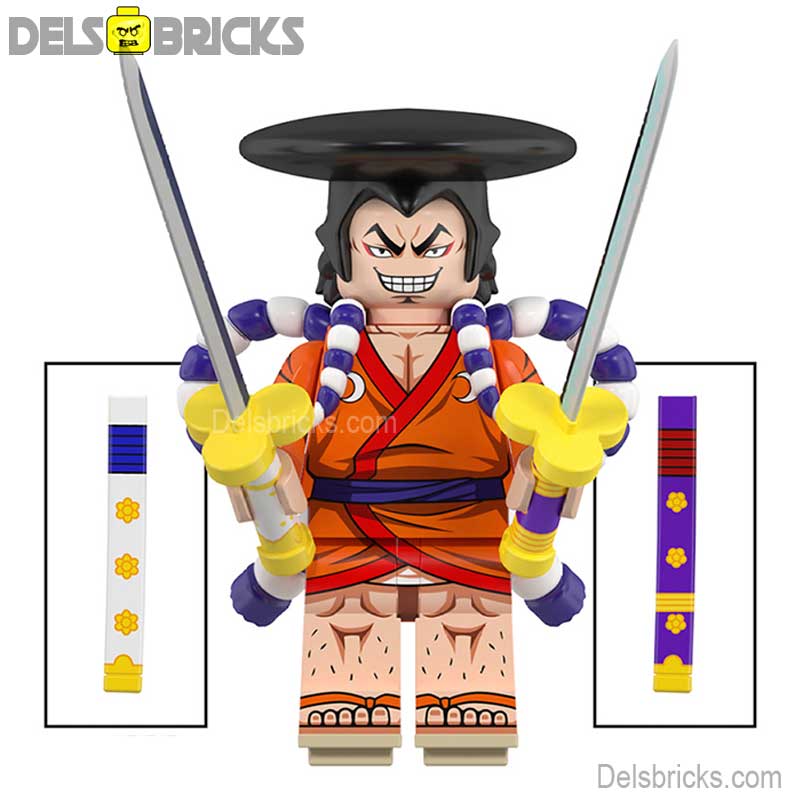 Kozuki Oden (One Piece) - Custom Building Blocks Mini Figures Compatib ...