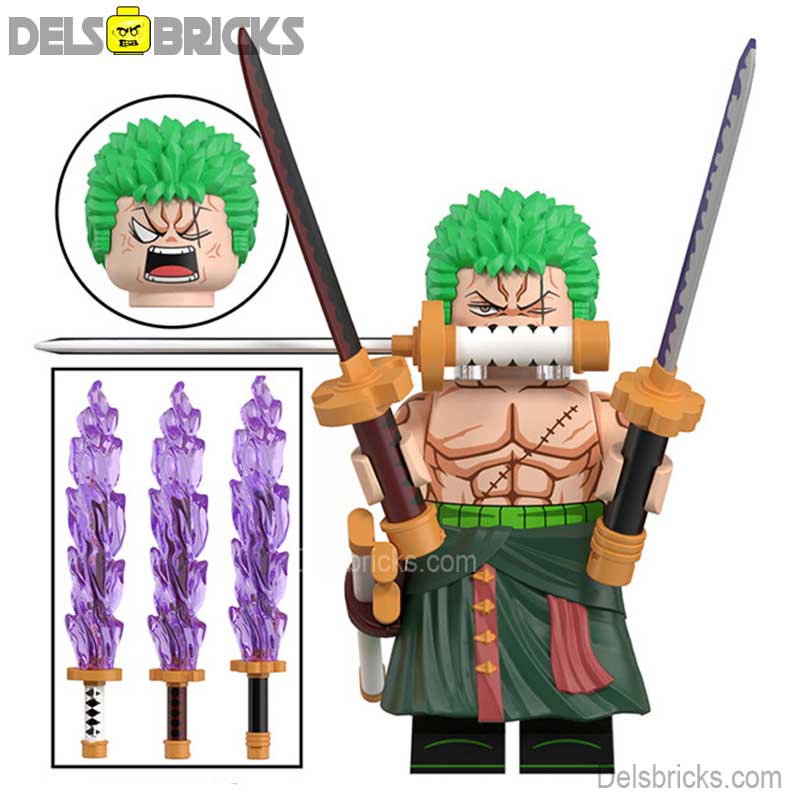 Roronoa Zoro #1 (One Piece) - Custom Building Blocks Mini Figures Comp ...