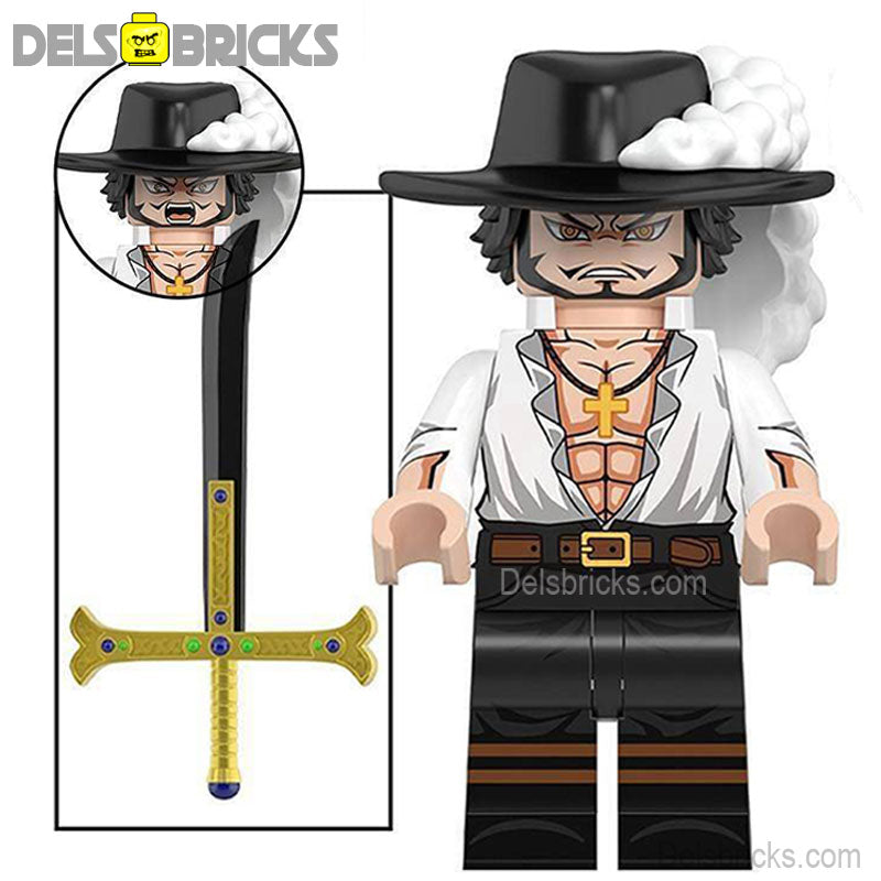 Dracule Mihawk #1 (One Piece) - Custom Building Blocks Mini Figures Co ...