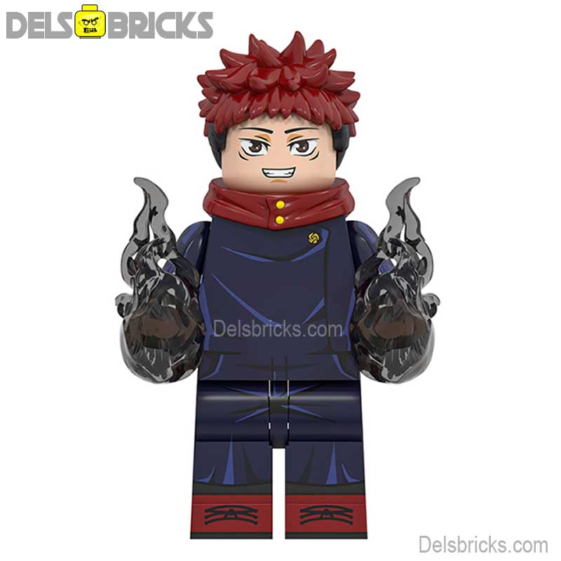 Itadori Yuji (Jujutsu Kaisen) - Custom Building Blocks Mini Figures Co ...