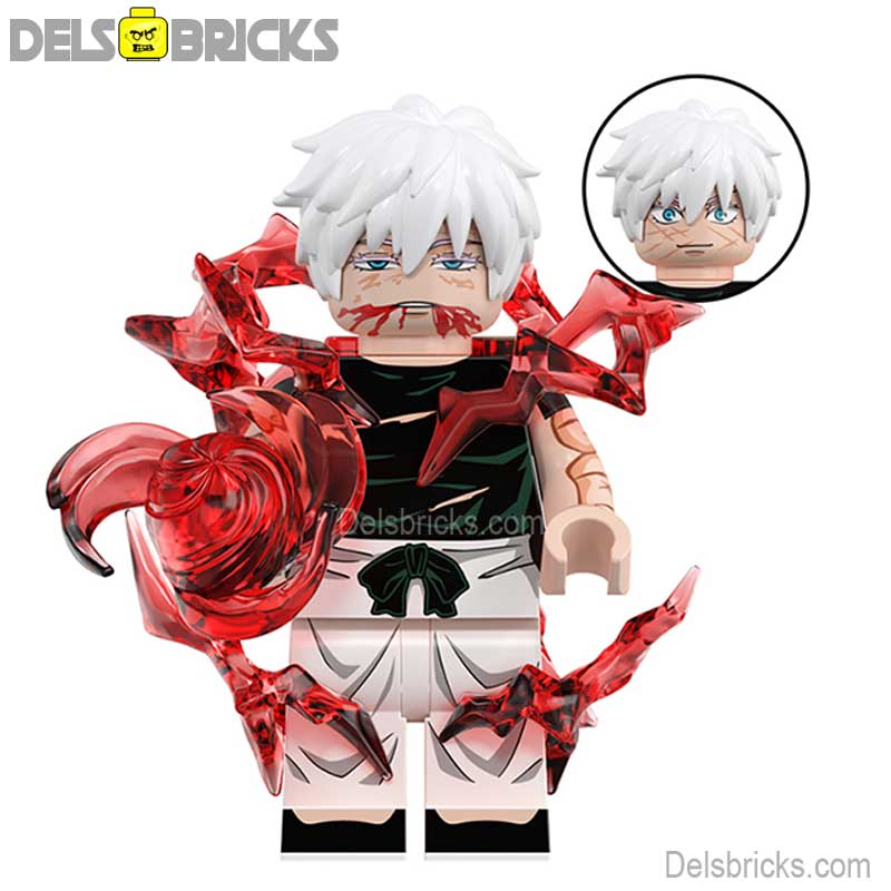 Satoru Gojo (Jujutsu Kaisen) - Custom Building Blocks Mini Figures Com ...