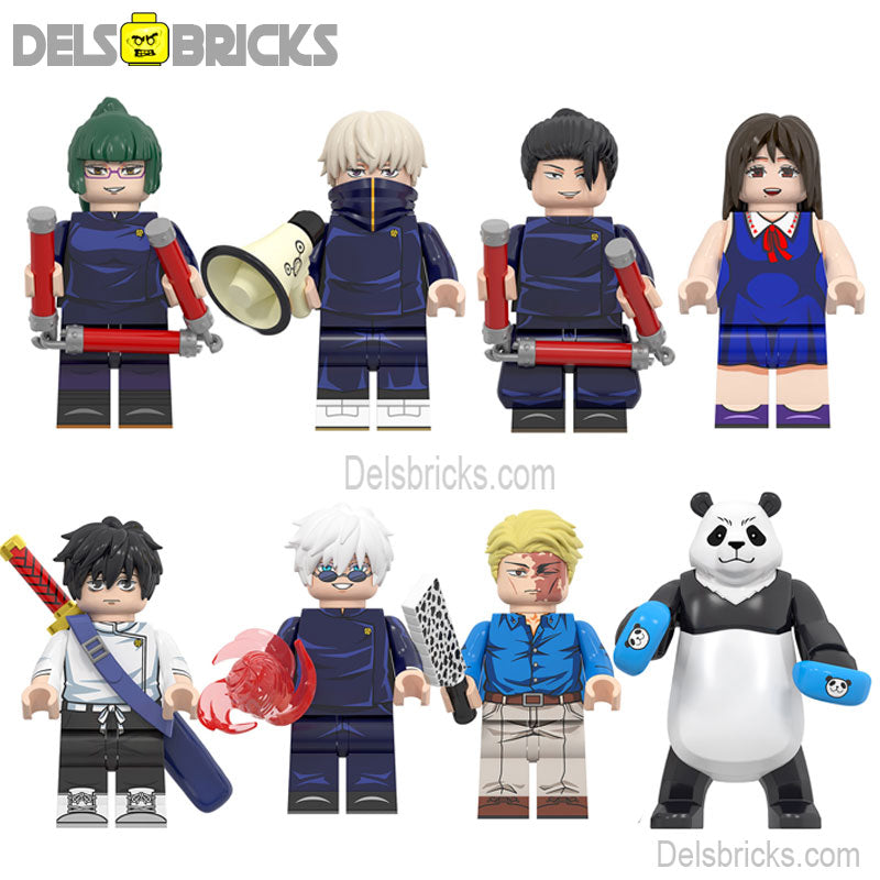 Set of 8 (Jujutsu Kaisen) - Custom Building Blocks Mini Figures Compat– Display Geek, Inc.