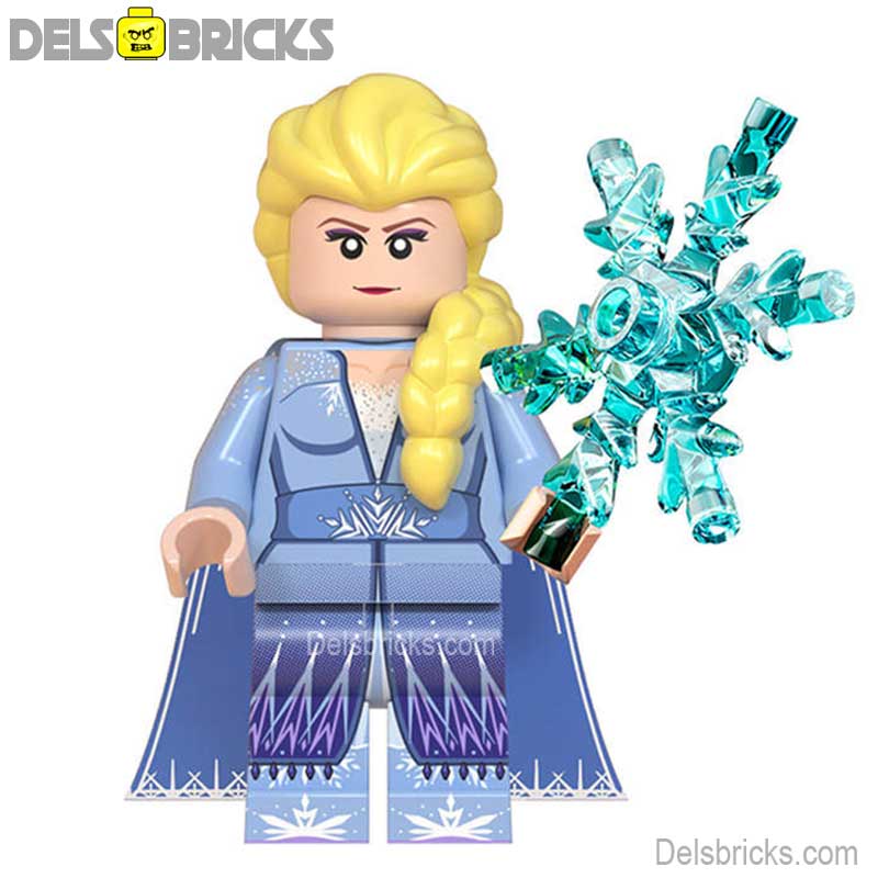 Elsa (Frozen) - Custom Building Blocks Mini Figures Compatible with LE ...