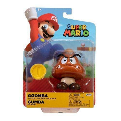 World of Nintendo 4" Action Figure - Goomba with Coin– Display Geek, Inc.