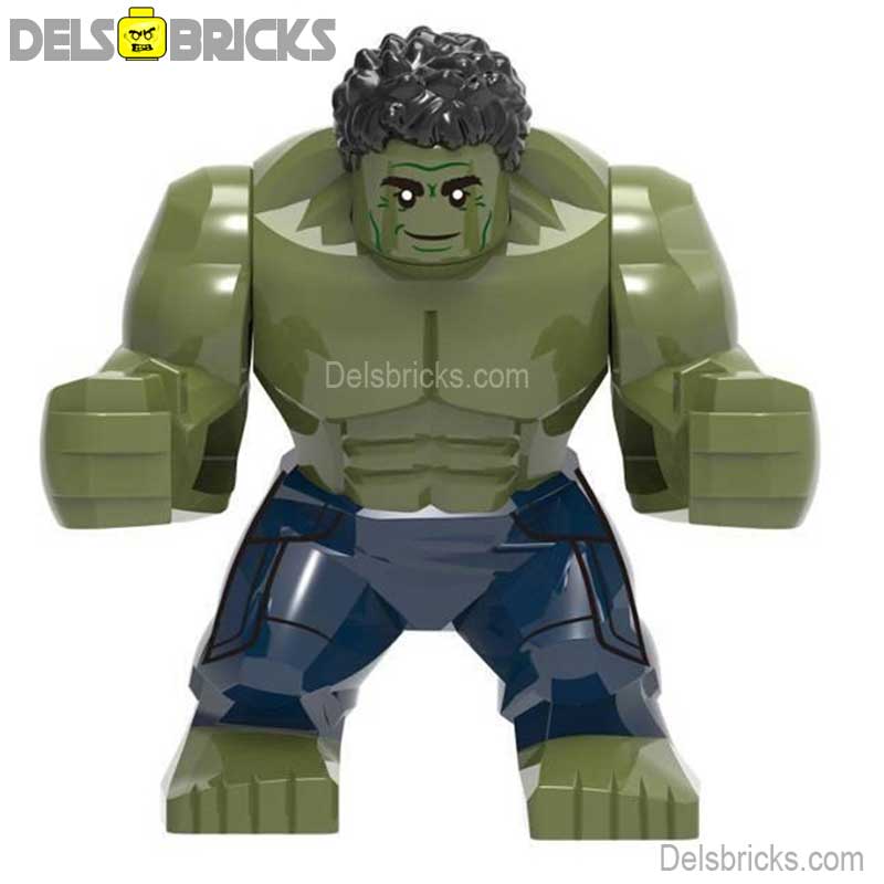 The Hulk Large Size (Marvel Avengers) - Custom Building Blocks Mini Fi ...