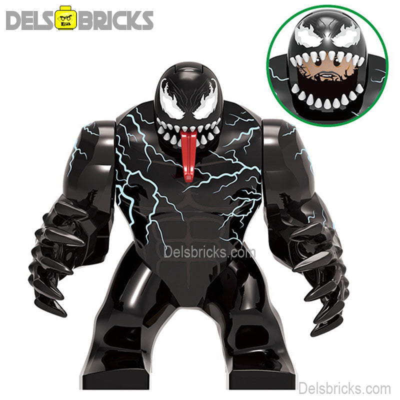 Venom (Marvel Spider-Man) - Custom Building Blocks Mini Figures Compat ...