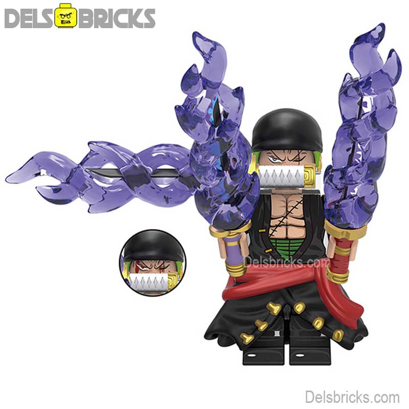Roronoa Zoro #6 (One Piece) - Custom Building Blocks Mini Figures Comp ...