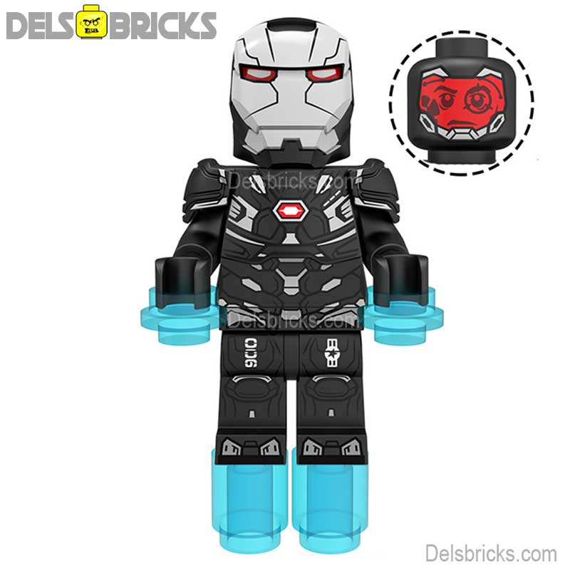 War Machine MK6 Suit (Marvel) - Custom Building Blocks Mini Figures Co ...