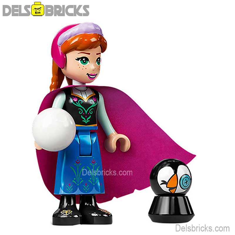Anna (Frozen) - Custom Building Blocks Mini Figures Compatible with LE ...