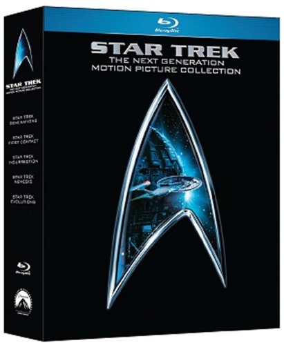 Star Trek The Next Generation Motion Picture 5 Disc Collection Blu-ray ...