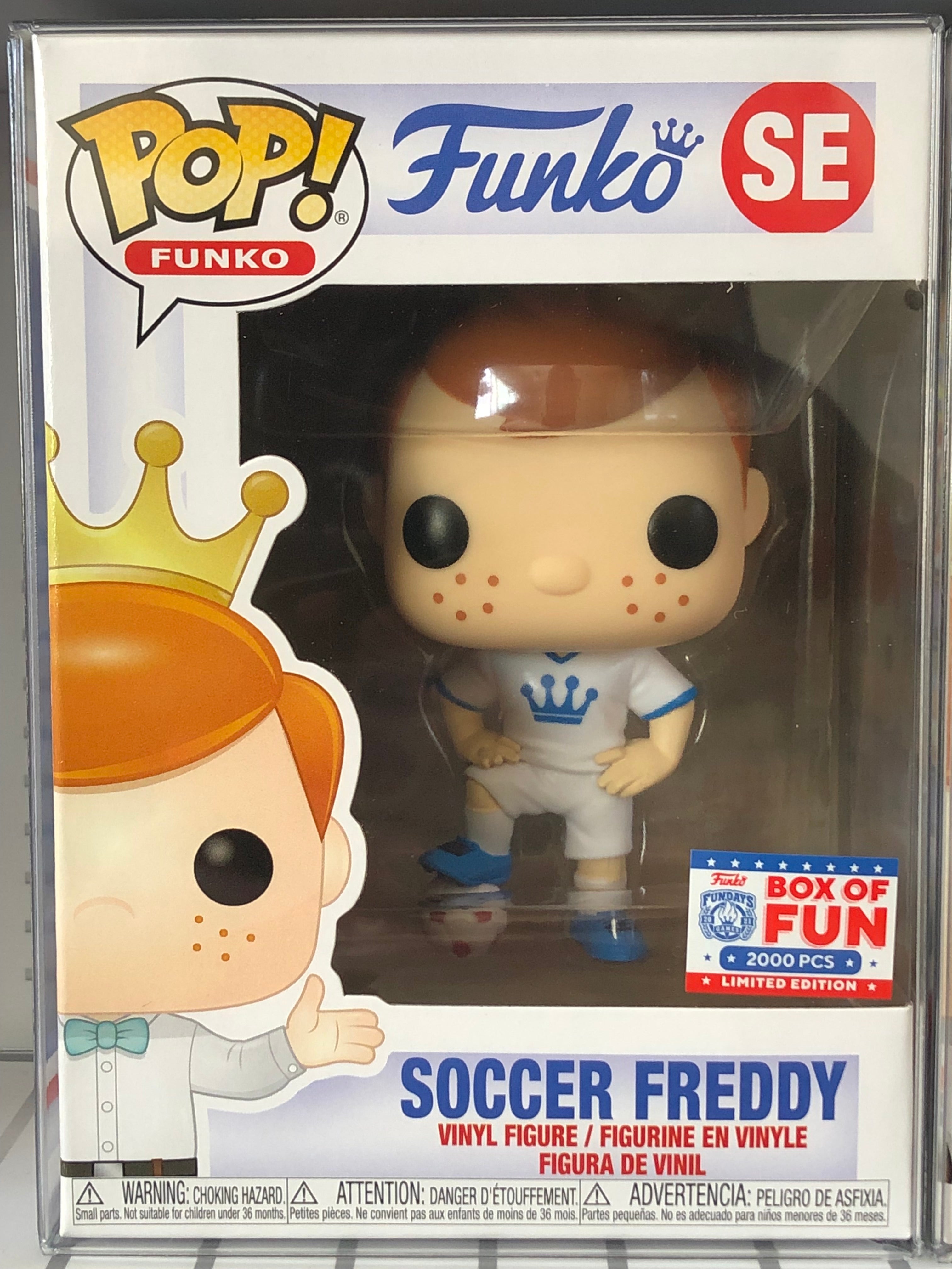 Funko Pop Soccer Freddy Funko Box of Fun LE 2000– Display Geek, Inc.