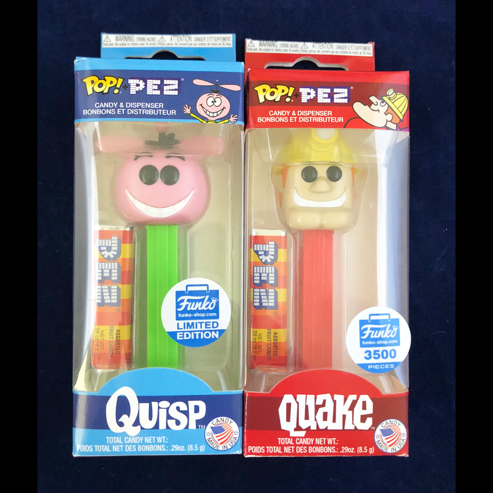 Funko Pop Pez Ad Icons Quisp & Quake Set of 2 Funko Shop Exclusive Pez ...
