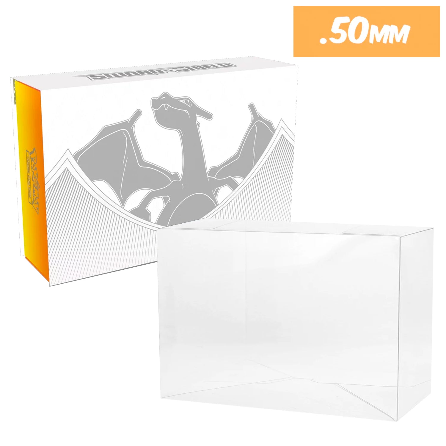 POKEMON TCG Sword & Shield Ultra-Premium Charizard Box Protectors (50m ...