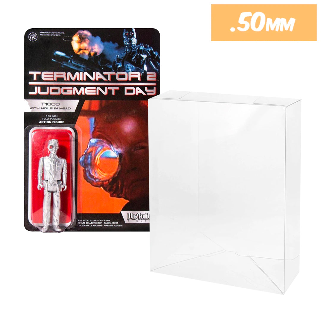 REACTION SMALL CARD BACK Protectors for Funko Action Figures (0.50mm t ...