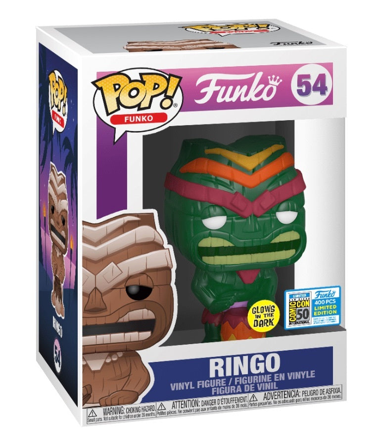 Funko Pop Spastik Plastik Ringo Green Glow in the Dark SDCC Sticker LE ...