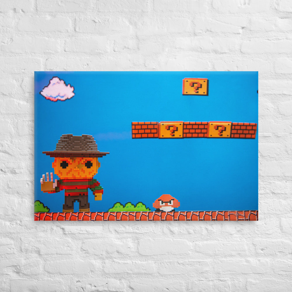 8-Bit Freddy Kreuger Funko Pop Photography Giant Canvas by UrbanRoxSta ...