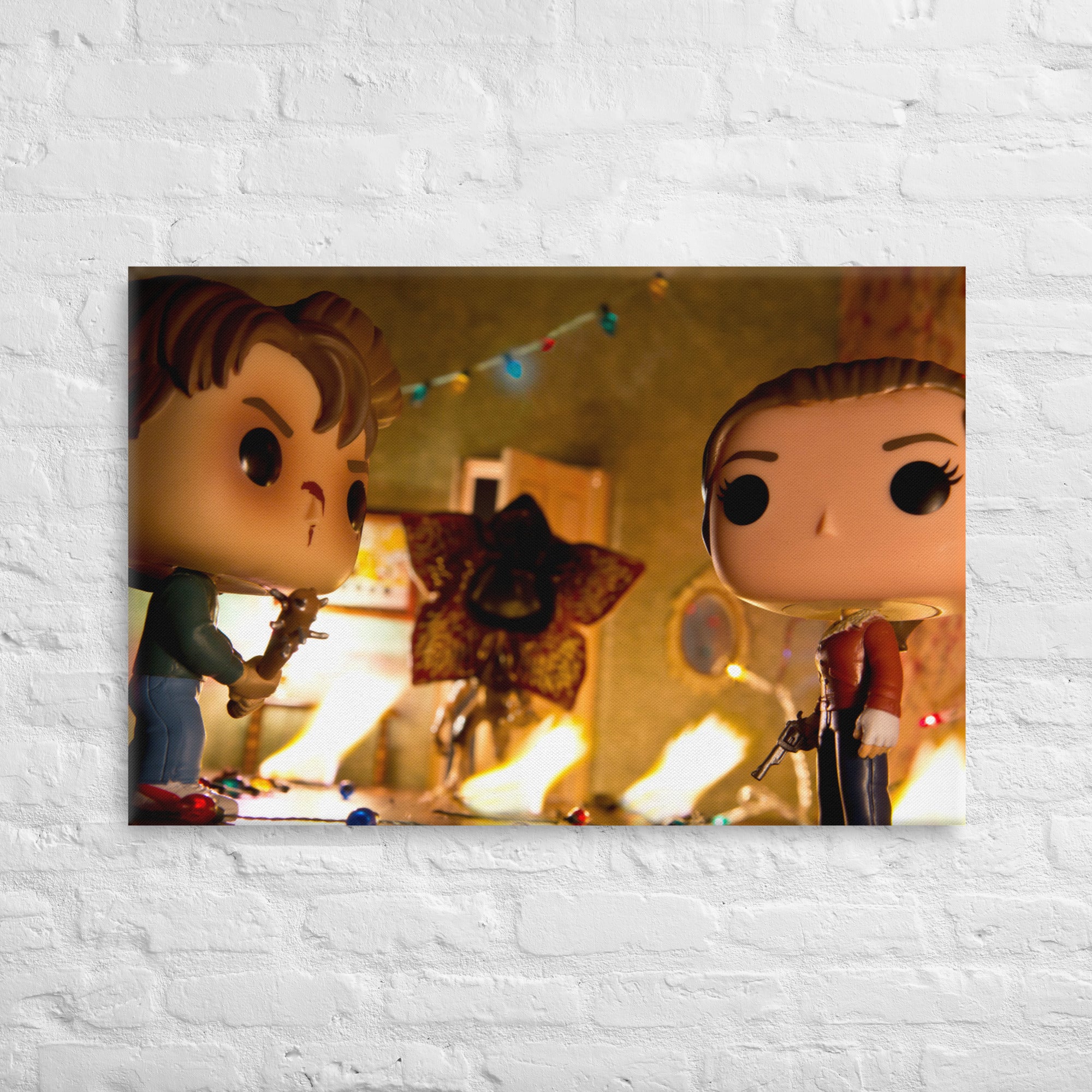 Stranger Things Funko Pop Photography Giant Canvas by UrbanRoxStarr ...