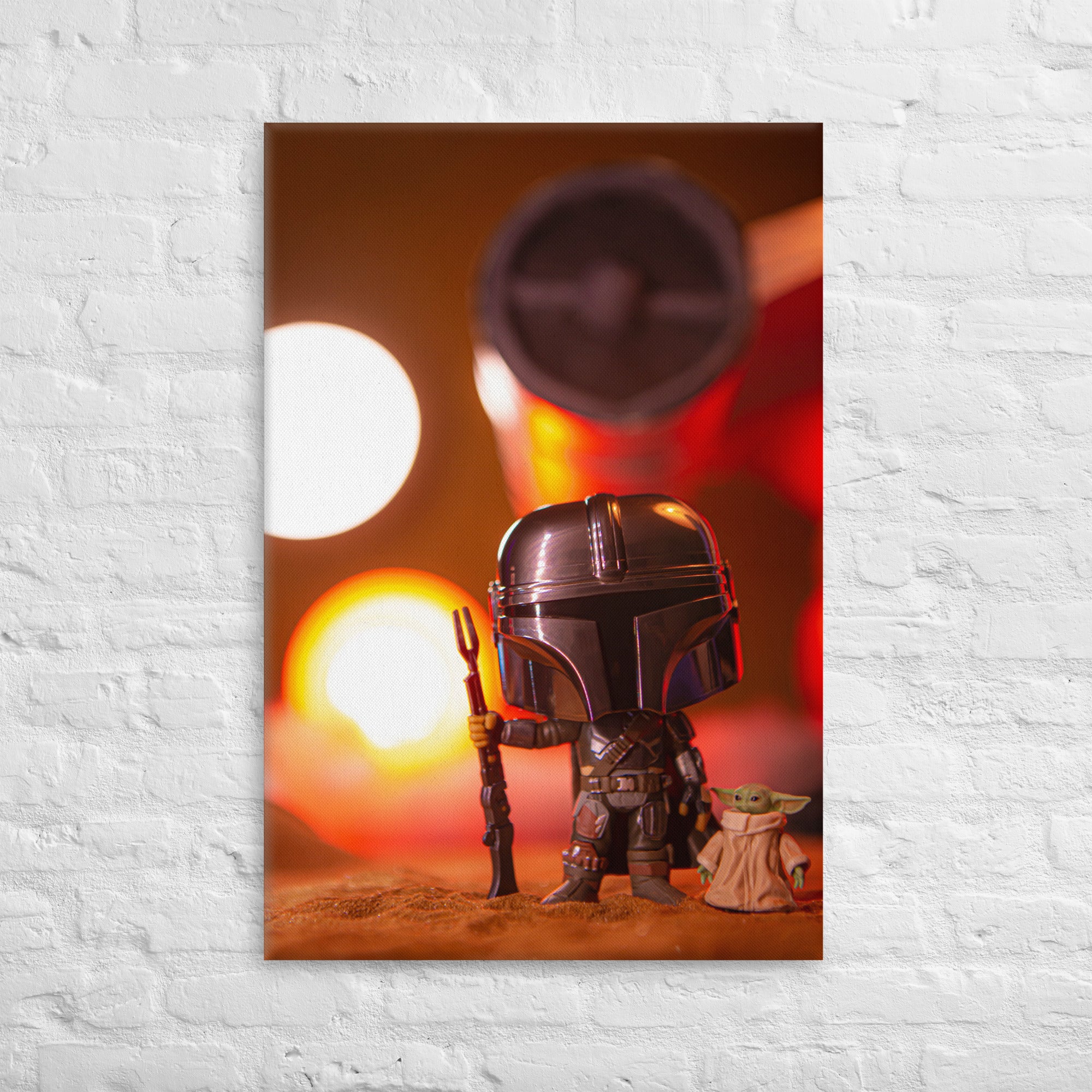 Mando Funko Pop Photography Giant Canvas by UrbanRoxStarr– Display Geek ...
