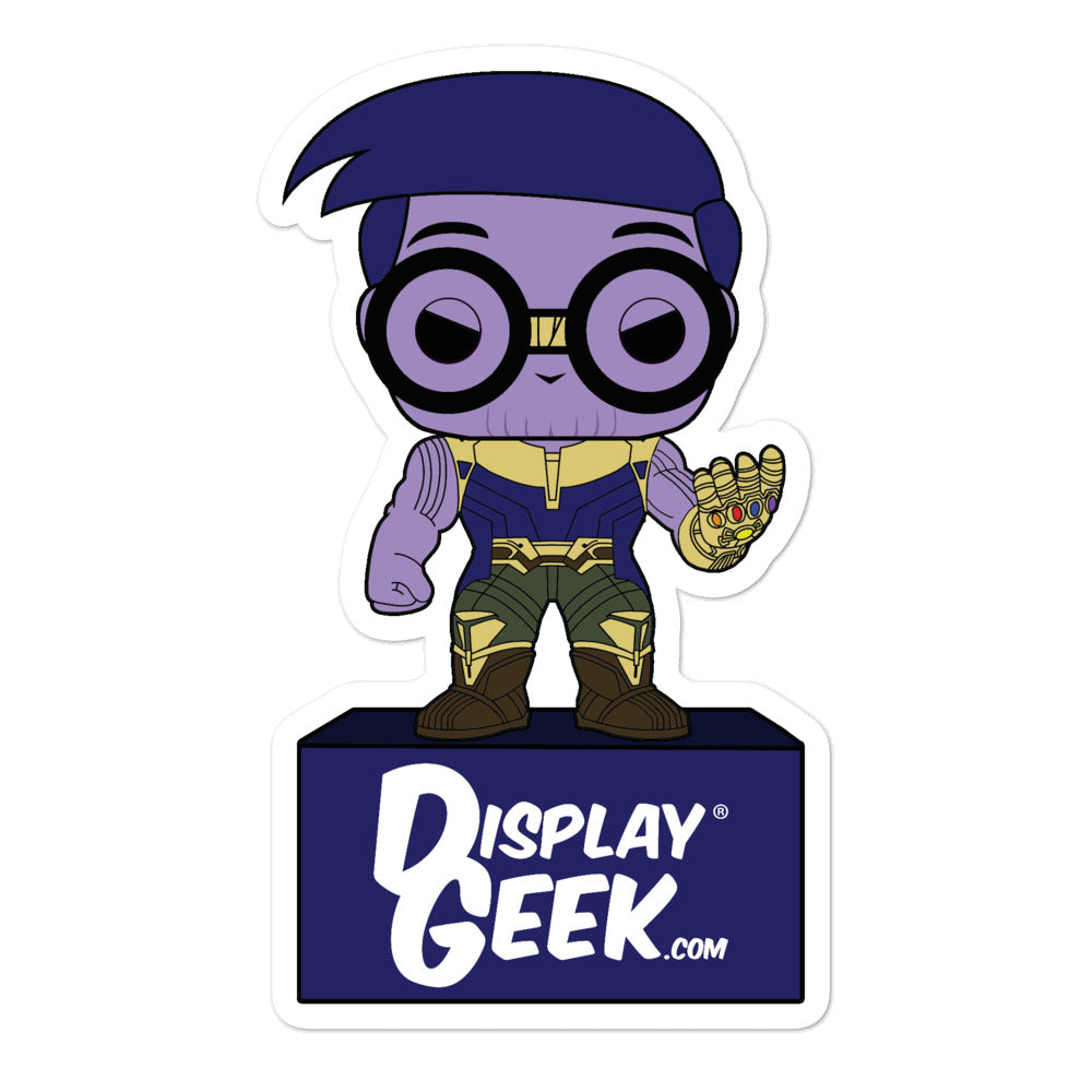 Thanos Sticker (DG Mascot Fan Art)– Display Geek, Inc.