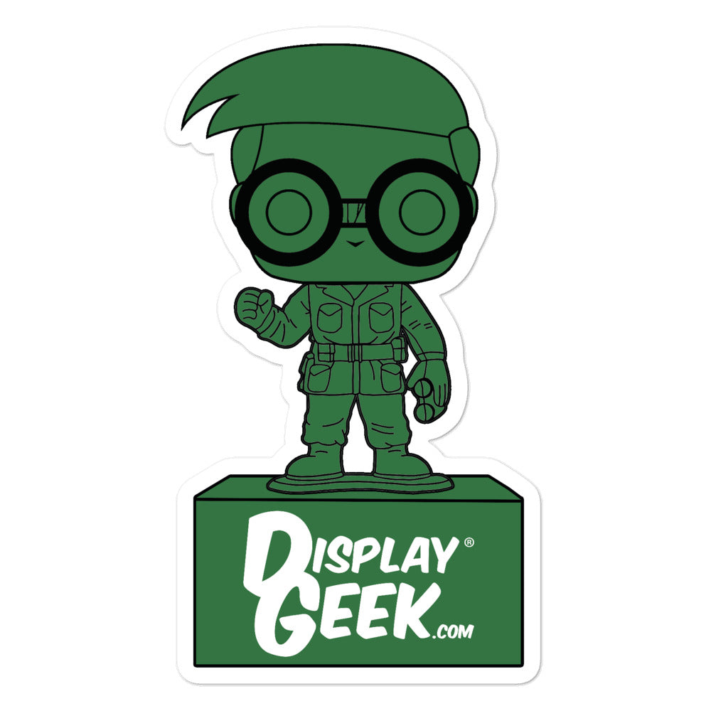 Army Man Sticker (DG Mascot Fan Art)– Display Geek, Inc.